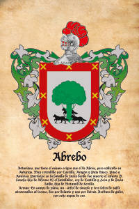Escudo heráldico ABREBO - Tienda Heráldica