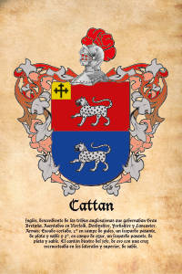 Escudo heráldico CATTAN - Tienda Heráldica